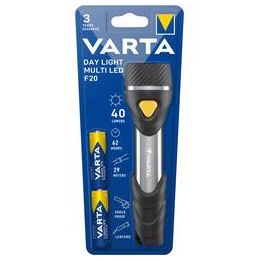 Varta Taschenlampe Day Light Multi LED F20 - Helles Licht, stoßfestes Gehäuse