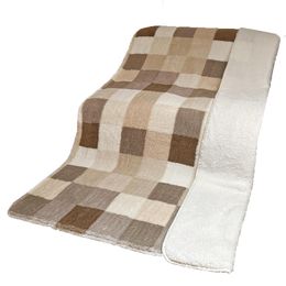 Bella Casa Kuscheldecke "Sherpa Print"