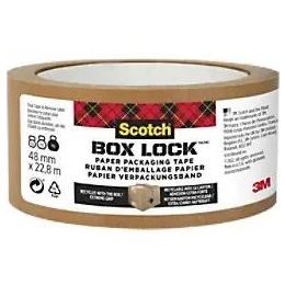 Scotch Box Lock Papier Verpackungsklebeband Braun Zehr Stark 48 (B) mm x 22,8 m (L) 127 Microns