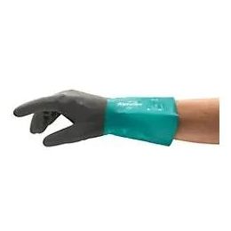Ansell AlphaTec Chemical Protection Mehrweg Schutzhandschuhe Nitril, Nylon Größe 9 Grau, Türkis 6 Paar à 2 Handschuhe