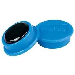 NOBO Whiteboard-Magnete Blau 0.1 kg Tragf&auml;higkeit 13 mm 10 St&uuml;ck