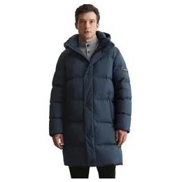 Marc O'Polo Outdoorjacke MARC O'POLO "mit abnehmbarer Kapuze" Gr. L, blau Herren Jacken