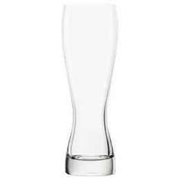 Bierglas STÖLZLE Trinkgefäße Gr. 20,6cm, 395 ml, 6 tlg., farblos (transparent) 6-teilig