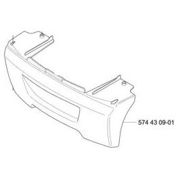 Husqvarna STOSSFAENGER Hinten 574 43 09-01