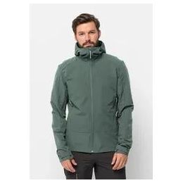 Outdoorjacke Jack Wolfskin "KAMMWEG JKT M" Gr. XXXL (60), grün (hedge, grün) Herren Jacken