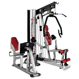 Kraftstation BH FITNESS "TT Pro G156" Kraftstationen rot (silberfarben, rot, schwarz) multifunktionale Fitnessstation, max. Trainingsgewicht 100 kg