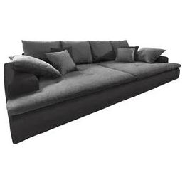 Big-Sofa Inosign "Haiti II" Sofas Gr. B/H/T: 300cm x 85cm x 142cm, Microfaser PRIMABELLE-Struktur, Ohne Beleuchtung, schwarz Wahlweise mit Kaltschaum - bis 140 kg belastbar