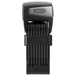 Faltschloss Abus "Bordo 6500 ALARM /110 mit Bluetooth" Gr. 110, schwarz, Sicherheitsschlösser, 110, Stahl, L:110cm