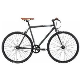 Singlespeed Bikestar Gr. 53, schwarz, Fahrräder, 53cm, 28 Zoll (71,12cm), für Damen und Herren