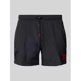 Hugo Regular Fit Badeshorts mit Label-Badge Modell 'DOMINICA'