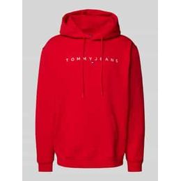 Tommy Jeans Regular Fit Hoodie mit Label-Stitching