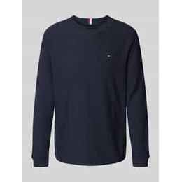 Tommy Hilfiger Regular Fit Langarmshirt mit Baumwoll-Anteil