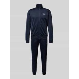 EA7 Emporio Armani Regular Fit Trainingsanzug mit Label Print