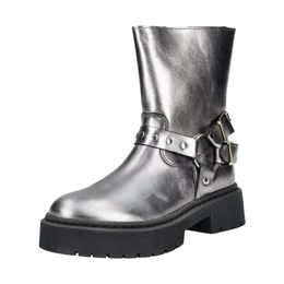 Steve Madden Stiefelette 'Garoche' Damen Gr&ouml;&szlig;e 42 silbergrau Winterschuhe