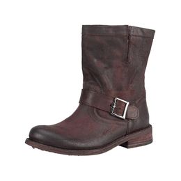 felmini Stiefelette Damen Gr&ouml;&szlig;e 42 braun Winterschuhe