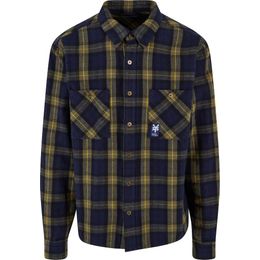 Zoo York Hemd 'Iconic' Herren Gr&ouml;&szlig;e XS navy / gelb / khaki