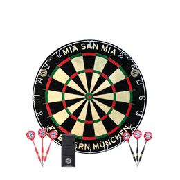 FC Bayern München FC Bayern Dart-Set Scheibe und Pfeile - Schwarz