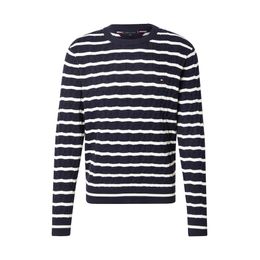 Tommy Hilfiger Pullover 'CLASSIC' Herren Größe S navy / weiß