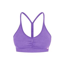 Smilodox Sports Top ' Batik Scrunch ' female Purple size S