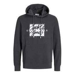 Jack & Jones JACK & JONES Sweatshirt Herren Gr&ouml;&szlig;e L anthrazit / wei&szlig;