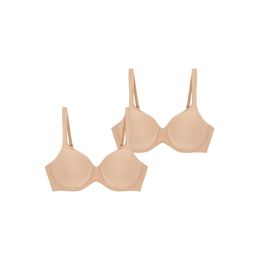 Triumph Bra female Beige size 80