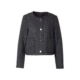 comma, COMMA Blazer Damen Gr&ouml;&szlig;e 46 schwarz / silber