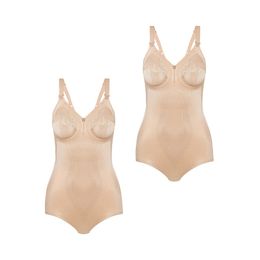 Triumph Bodysuit ' Doreen + Cotton ' female Beige size 80