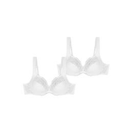 Triumph Bra ' Modern Lace+Cotton ' female White size 100