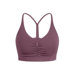 Smilodox Sports Bra 'Solid Scrunch' female Purple size XL