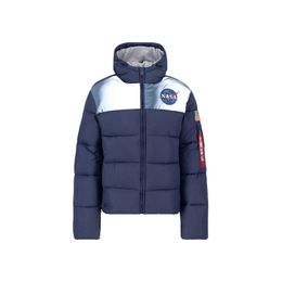 Alpha Industries Jacke 'HP Nasa' Herren Gr&ouml;&szlig;e XXL navy / rot / wei&szlig;