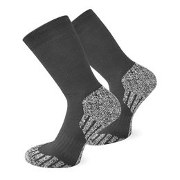 Normani Sportsocken Herren Gr&ouml;&szlig;e 39/42 grau / schwarz / wei&szlig;