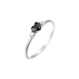 Elli Ring Herz Damen Gr&ouml;&szlig;e 52 schwarz / silber