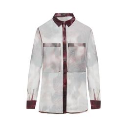 comma, COMMA Bluse Damen Größe XXL braun / beere / helllila / schwarz