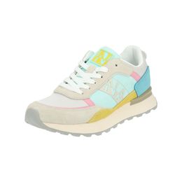 Napapijri Sneaker 'Carley' Damen Gr&ouml;&szlig;e 36 beige / aqua / hellgrau / pink