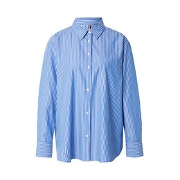 Tommy Hilfiger Bluse 'Ess' Damen Gr&ouml;&szlig;e L blau / wei&szlig;