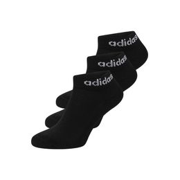 adidas Sportswear Socken 'Linear' Herren Größe 28/30 schwarz / offwhite