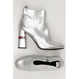 Tommy Jeans Damen Stiefelette, silber, Gr. 41