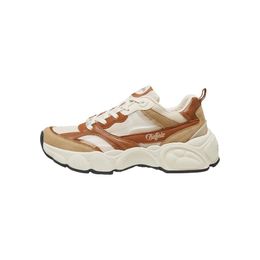 Buffalo Sneaker Damen Gr&ouml;&szlig;e 38 hellbeige / dunkelbeige / cognac