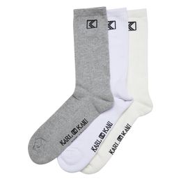 Karl Kani Socks female Grey, White size 39-42