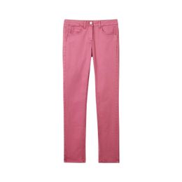 Tom Tailor Damen Alexa Slim Jeans mit Bio-Baumwolle, rosa, Uni, Gr. 44/32