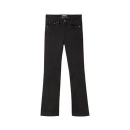 Tom Tailor Mädchen Flared Jeans, schwarz, Uni, Gr. 152