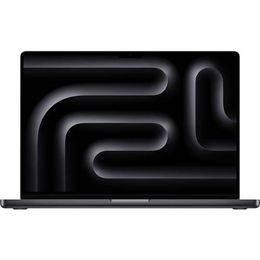 Apple MacBook Pro 16 (M4 Pro/2024) 40.6 cm (16 Zoll) 24 GB RAM 512 GB SSD 14‑Core CPU mit 10 Performance-Kernen und 4 Effizienz-Kernen 20-Core GPU Space Black