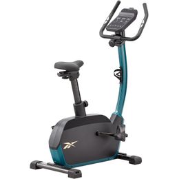 Ergometer Reebok "FR30", grün, Fahrradtrainer, ohne Unterlegmatte, Schwungmasse ca. 4,5 kg, 18 Widerstandsstufen, B:68cm H:167cm L:150cm