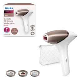 IPL-Haarentferner Philips "Lumea S9000 BRI955/00" rosegold (roségoldfarben) Damen 3 Aufsätze (Körper, Gesicht und Präzisionsaufsatz), kabellos