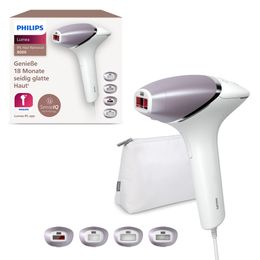 IPL-Haarentferner Philips "Lumea S8000 BRI947/00", lila (fliederfarben), IPL-Haarentferner, DamenB:26,5cm H:19cm T:14cm, 4 Aufsätze (Achseln, Bikinizone, Körper und Gesicht), B:26,5cm H:19cm T:14cm