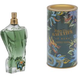 Eau de Parfum Jean Paul Gaultier "Jean Paul Gaultier Le Beau Paradise" Parfüms Gr. 125 ml, farblos (transparent) Damen Luxuriöser Duft mit grün-holzigen Noten.