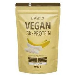 nutri+ Veganes Protein Pulver 3k - Banana 1kg 1000 g