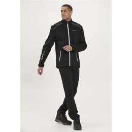 Endurance Herren Sportanzug "Naval", schwarz, Gr. L, unifarben, 100% Polyester, Sportanz&uuml;ge, mit wasser -und winddichter Funktion
