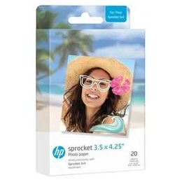 HP Sprocket Papier 3,50 x 4,25 20er-Pack