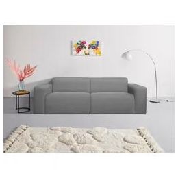 3-Sitzer Inosign "Koa, 228 cm, Modulsofa in Webstoff, Cord" Sofas Gr. B/H/T: 228cm x 88cm x 98cm, Webstoff, grau Designsofa in Cord